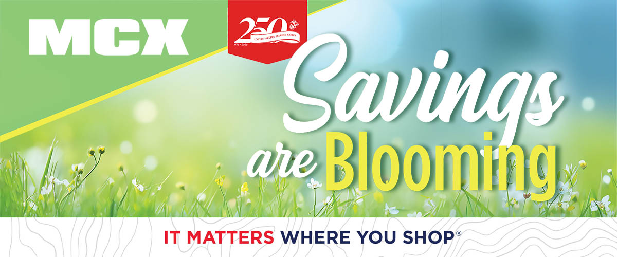 MCCS MCX Savings Blooming All Month Long